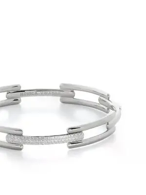 Monica Vinader Link Bangle - Silver