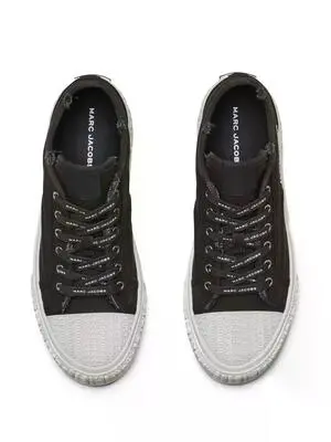Marc Jacobs Distressed Canvas Sneakers