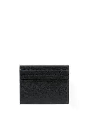 Giorgio Armani Grained-textured Leather Card Holder
