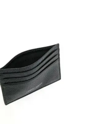Giorgio Armani Grained-textured Leather Card Holder