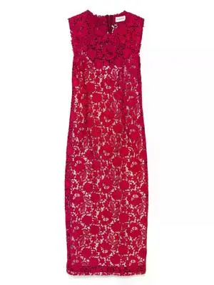 P.a.r.o.s.h Macramé Midi Dress