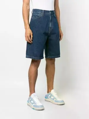 Carhartt Work In Progress Logo-patch Denim Shorts
