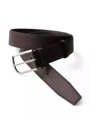 Prada Saffiano Leather Belt - Brown