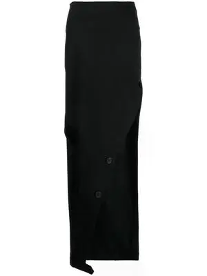 Monse High-waisted Cotton Midi Skirt