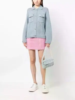 BARRIE Contrast-stitching Denim-effect Jacket