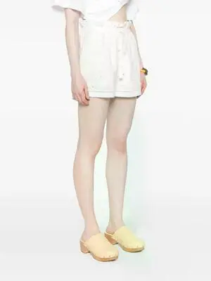 TWINSET Broderie-anglaise Paperbag Shorts