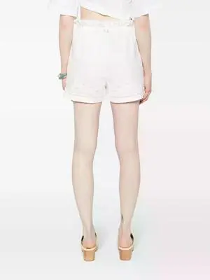 TWINSET Broderie-anglaise Paperbag Shorts