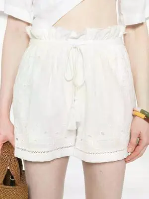 TWINSET Broderie-anglaise Paperbag Shorts