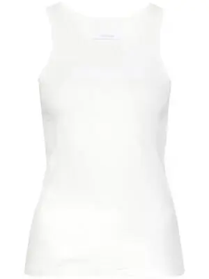 Rabanne Logo-patch Ribbed Tank Top