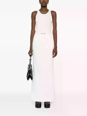 Rabanne Logo-patch Ribbed Tank Top