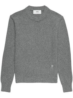 Ami Paris Crew Neck Sweaters For Men