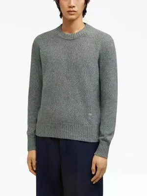 AMI Paris Cashmere-blend Crew-neck Jumper