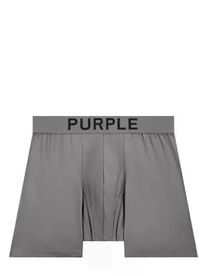 PURPLE BRAND Logo-print Boxer Briefs - Grey