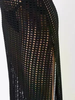 AMIR SLAMA Open-knit Maxi Dress