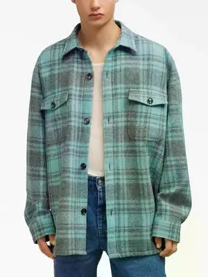 AMI Paris Maxi Checked Overshirt
