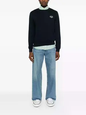 A.p.c. Embroidered-logo Sweatshirt