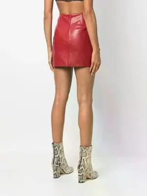 THE MANNEI Ruched Mini Skirt