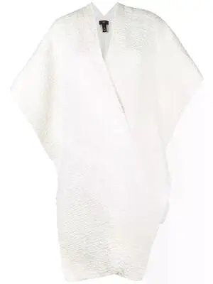 Voz Short-sleeve Cardi-coat - White