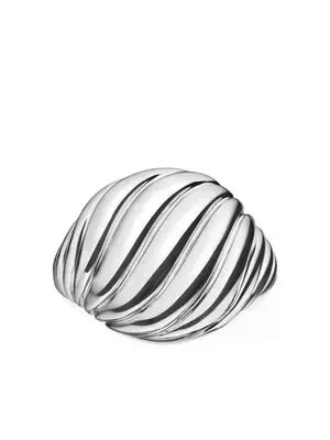David Yurman Sterling Sculpted Cable Pinky Ring - Silver