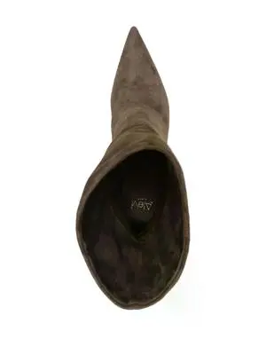 ALEVI MILANO 115mm Suede Wedge Boots