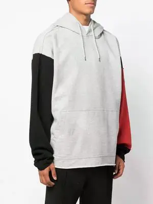 424 Colour-block Drawstring Hoodie