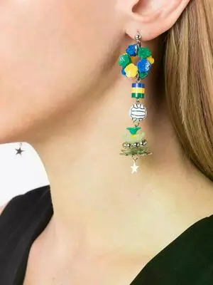 AMIR SLAMA Brazil Drop Earrings