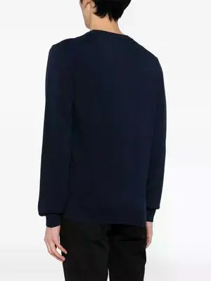 Lacoste Logo-embroidered Fine-ribbed Jumper
