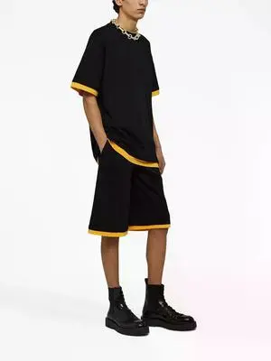 JIL SANDER Logo-print Two-tone T-shirt