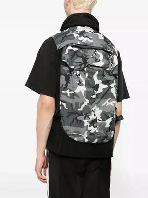 MOSTLY HEARD RARELY SEEN Camouflage Print Layered Gilet