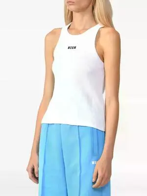 MSGM Racerback Ribbed Top