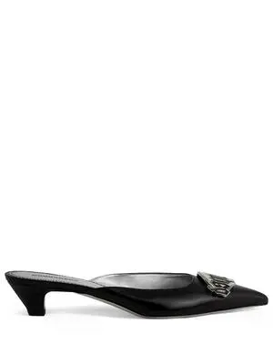 Dsquared2 35mm Logo-plaque Leather Mules