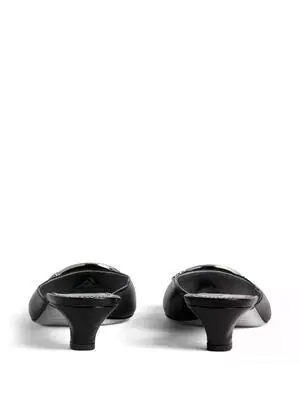 Dsquared2 35mm Logo-plaque Leather Mules