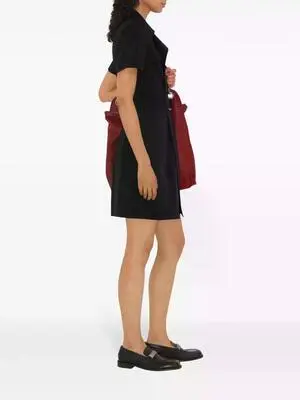 Burberry Belted Wool Minidress