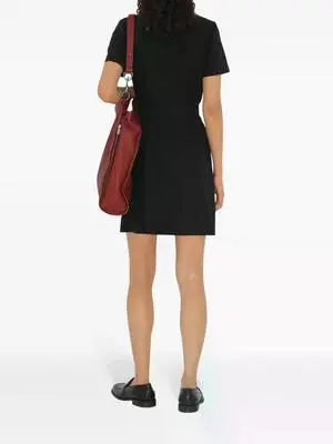 Burberry Belted Wool Minidress