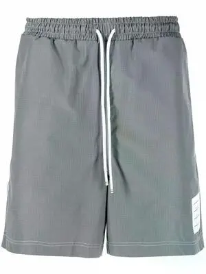 Thom Browne Drawstring-waist Track Shorts