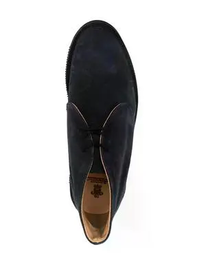 TRICKER'S Aldo Chukka Suede Ankle Boots - Blue