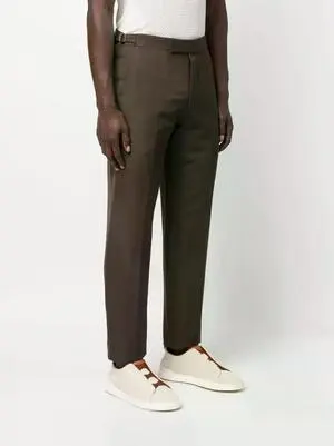 Zegna Mid-rise Tapered Trousers