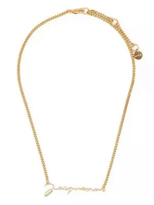 Jacquemus Logo Pendant Necklace