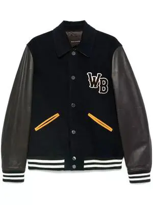 WALES BONNER Prince Bomber Jacket - Blue