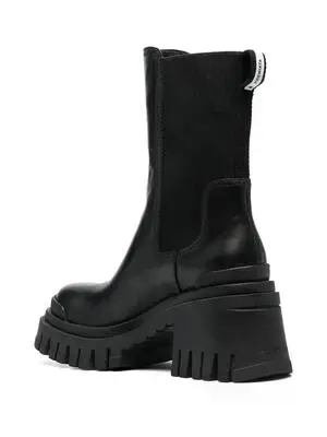Premiata Block-heel Leather Boots