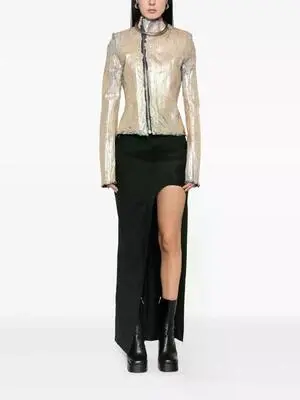 Rick Owens Cracked-effect Jacket