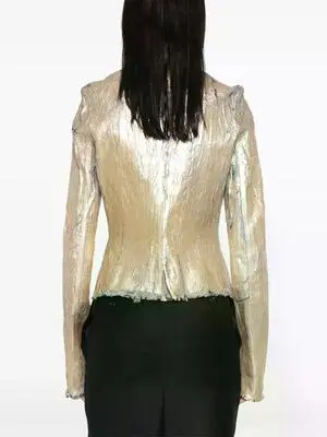Rick Owens Cracked-effect Jacket