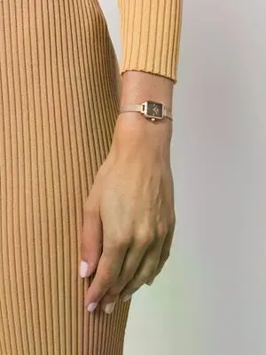 DANIEL WELLINGTON Quadro Mini 19mm Wristwatch - Brown