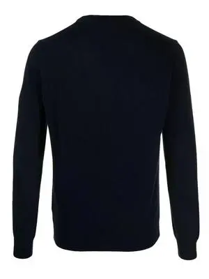 MOORER Crew-neck Silk-blend Jumper