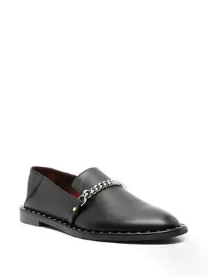 Stella McCartney Falabella Leather Loafers