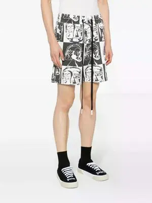 HACULLA. Graphic Print Track Shorts