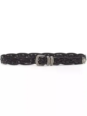 Brunello Cucinelli Leather Belt - Black