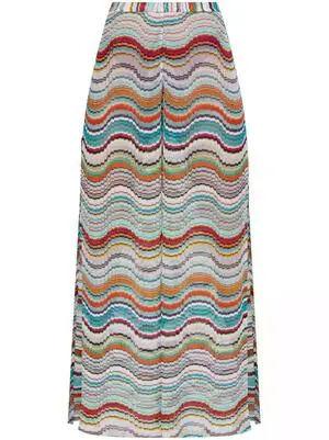 Missoni High-waisted Wide-leg Trousers