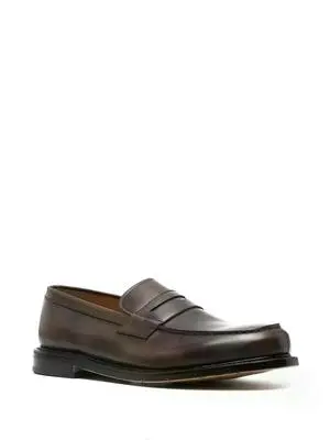 Premiata Leather Loafers - Brown