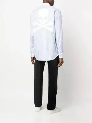 Philipp Plein Graphic-print Striped Shirt